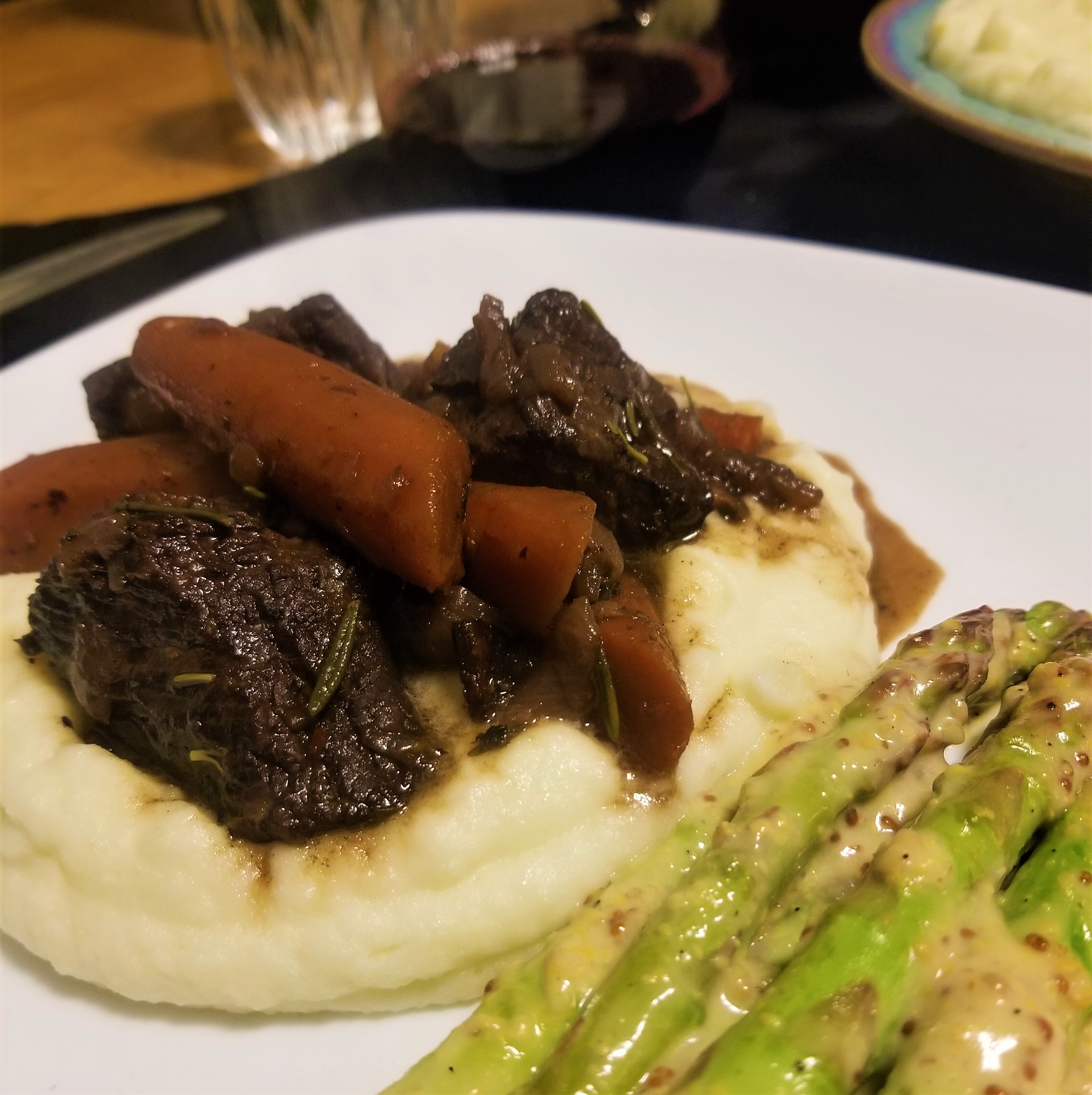 Beef Bourguignon – With A Glass Of Wine